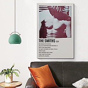 The Smiths Music Posters For Room Aesthetic 90s Canvas Art Painting Decor Wall Posters Bedroom Gym Decorative Gift 12x18inch(30x45cm)