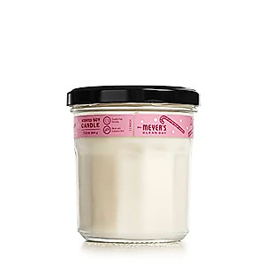 Mrs. Meyer's Soy Aromatherapy Candle, 35 Hour Burn Time, Made with Soy Wax and Essential Oils, Peppermint, 7.2 oz