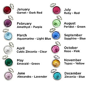 International Nurse day Gift, Aluminium Stethoscope ID Tag with Birthstone charm, Stethoscope Charm, Stethoscope Name Tag, Nurse Appreciation Gift, Nurse Graduation Gift, Pinning Ceremony Gift