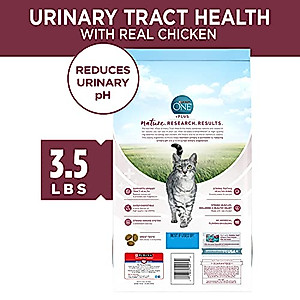Purina ONE High Protein Dry Cat Food, +Plus Urinary Tract Health Formula - 3.5 lb. Bag