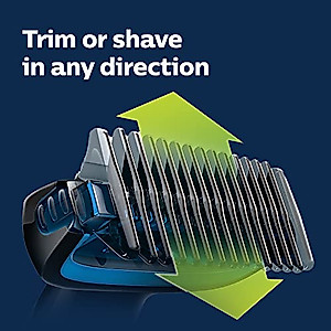 Philips Norelco Bodygroom Series 1100, Showerproof Body Hair Trimmer and Groomer for Men, BG1026/60