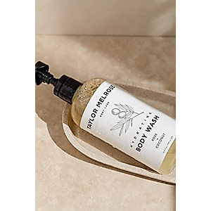 Taylor Melrose Hydrating Body Wash - Genderless Liquid Soap - Shea Butter, Pro-Vitamin B5-16.9 FL Oz (400 ml)