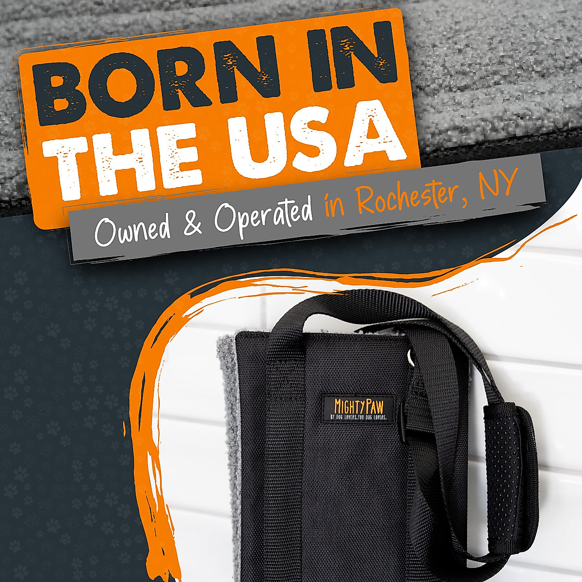 Mighty Paw Dog Lift Harness - 0-20 lbs Dog Hip and Hind Leg Support Sling - Comfortable Assistance for Elderly or Injured Dogs with Hip and ACL Brace - Back Support Harness Carrying Sling - Small