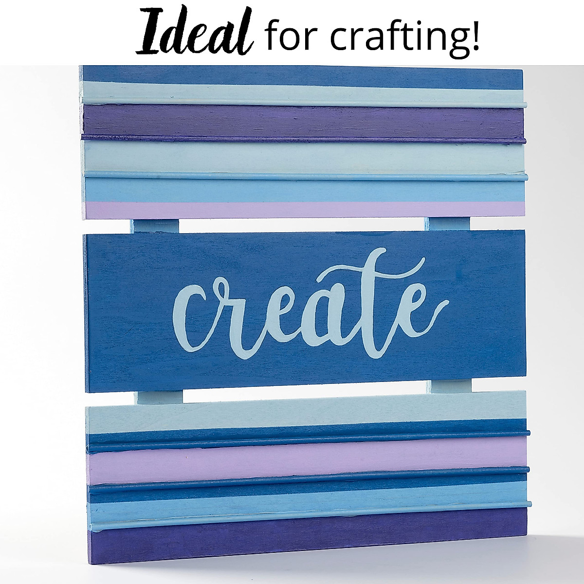 Plaid 50557E Flat Brush, (2-Piece), Gold Taklon