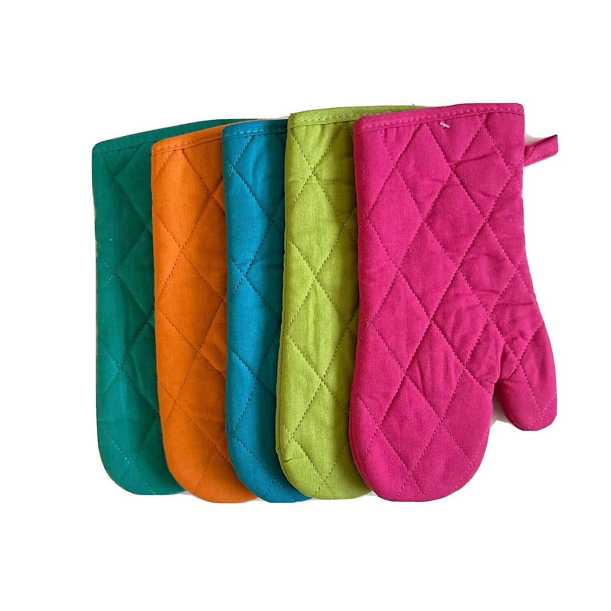 Best Housewarming Gift Ever,Bulk Oven Mitts & Pot Holder for Cooking and Baking 100% Cotton Pot Holder and Oven Mitts - 15 pcs