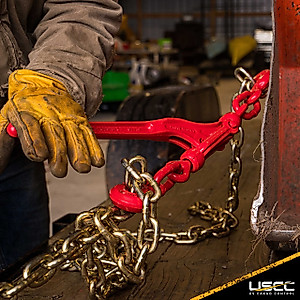 US Cargo Control Lever Load Binder for 1/4" Grade 70 Chain (Working Load Limit: 2,600lb), 10-Pack