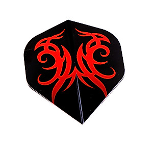 MaxMau Dart Flights,144 pcs Standard Shape Professional Flight Feather Replacement Tails Wing for Steel Tip and Soft Tip Darts