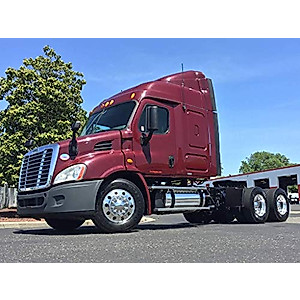 cciyu Truck Tow Mirror Hood Towing Mirror Wide Angle Mirror Driver Left Side Fits for 2008-2016 for Freightliner for Cascadia with Black Housing Support Arm Manual Adjusted Manual Folding