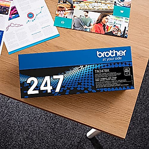 Brother TN-247BK Toner Cartridge, Black, Single Pack, High Yield, Includes 1 x Toner Cartridge, Genuine Supplies