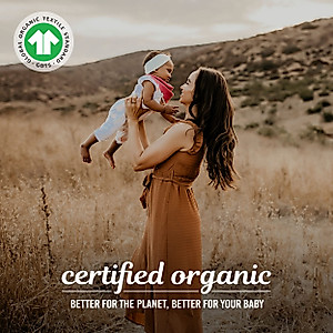 Kishu Baby Indi - GOTS Organic Pom Pom Bibs for Girls - Set of 5 Super Soft Muslin Baby Drool Bibs with Snaps (Partita)