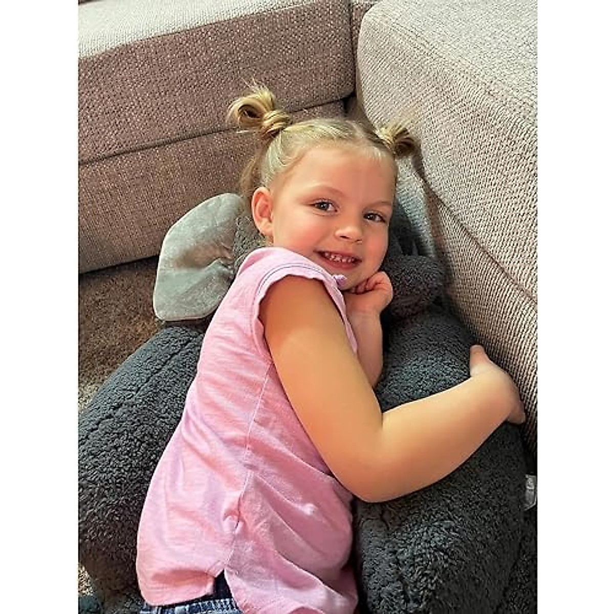 Trend Lab Flower Toddler Chair - Plush Pillow Kids Chair, Comfy Plant Chair for Toddlers 1-3 Years Old, 21x19x19 Inches - Baby Chair, Floral Soft Toddler Lounge Chair, Kids Bean Bag Chair Alternative