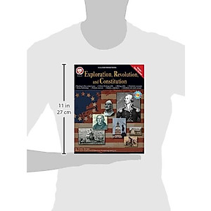 Mark Twain American History Workbook, Grades 6-12, Exploration, American Revolution, and Constitution, 13 Original US Colonies, and Declaration of ... (American History Series) (Volume 4)