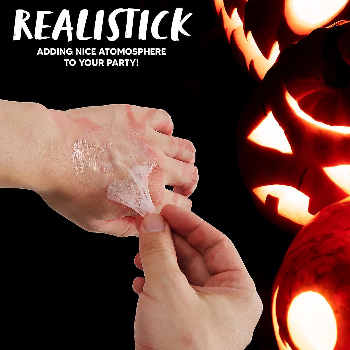 Spooktacular Creations 18 oz Halloween Liquid Latex, Fake Blood Liquid Latex, Stage Blood Gallon for Halloween Costume, Zombie Makeup, Vampire Makeup and Monster Makeup & Dress Up