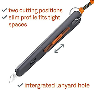 Slice Slim Pen Cutter, 1 Pack, Manual Blade Stays in Position