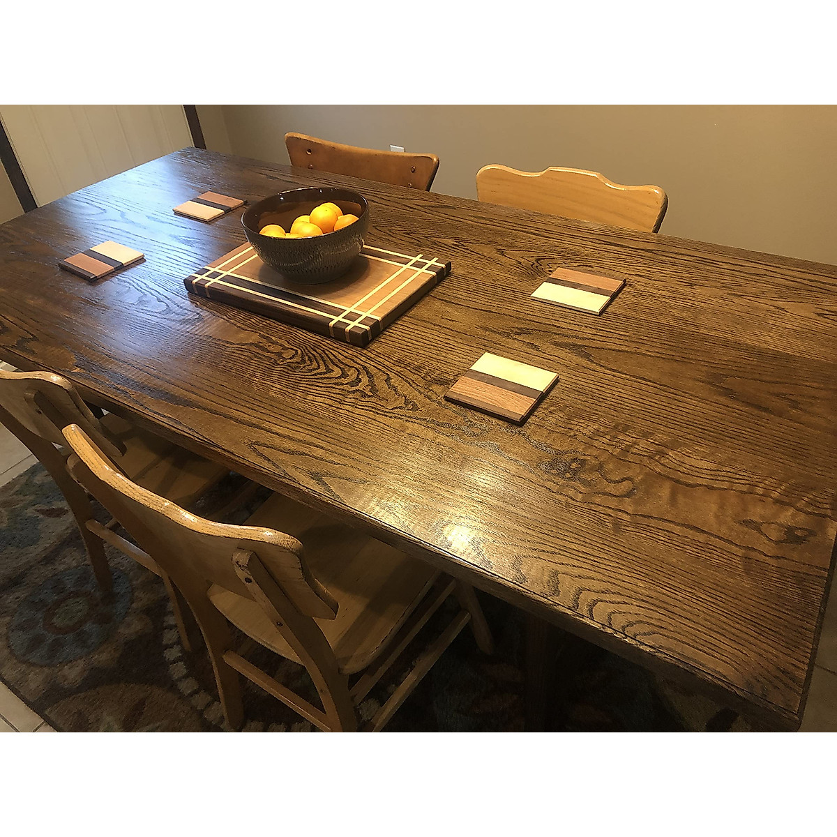 Dining Room Table (72x42x30, With One Bench, Fruitwood)