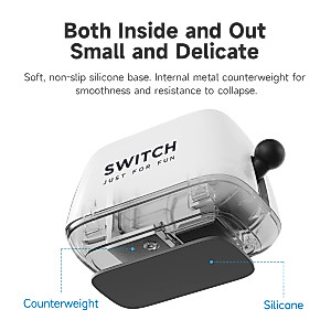 Hagibis Switch Game Card Case for Nintendo Switch/Lite/OLED Portable Cute Toaster Switch Game Card Storage Holder with 2 slots Switch Game Cartridge (White)