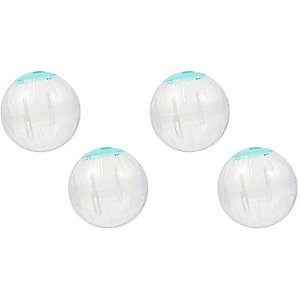 4 pcs Ball Chinchillas Special Clear Animals Small Hamster Running Run Indoor for Dog Chinchilla Wheels Funny Toys Supplies Toy Sports Mini Animal Exerciser Jogging Wheel