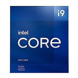 Intel® Core™ i9-11900F Desktop Processor 8 Cores up to 5.2 GHz LGA1200 (Intel® 500 Series & Select 400 Series Chipset) 65W