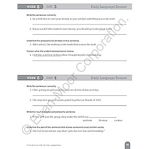 Evan-Moor Daily Language Review, Grade 4
