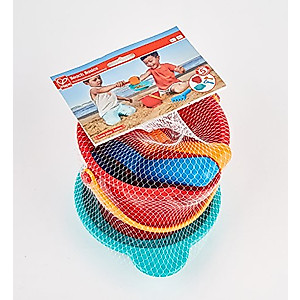 Hape Beach Basics Sand Toy Set Including Bucket Sifter, Rake, and Shovel Toys| Sand Toy Playset for Toddlers 18M+