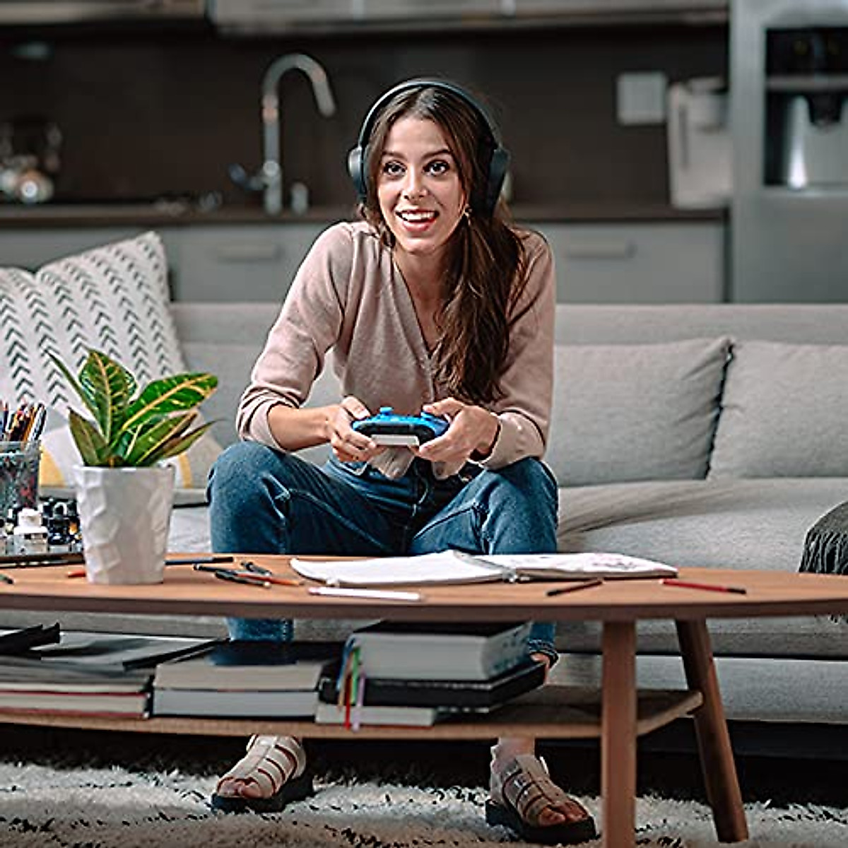 JOYSKY PS4 Controller, Wireless Controller for Playstation 4 with Speaker/Gyro/HD Dual Vibration/Touch Panel/LED Indicator Pro Controller Gamepad for PS4/Slim/Pro Console