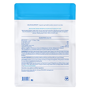 Native Pet Probiotic for Dogs - Vet Created Powder Digestive Issues Dog Probiotics + Prebiotic Bone Broth 232 Gram 6 Billion CFU - Dog Supplies - Powder Prebiotics and Probiotics Dogs Love! (32.8 oz)