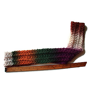 Lace Infinity Scarf Warm Knit Wool Circle Neck Warmer Cozy Loop Style Wrap