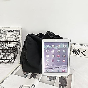 Aktudy Canvas Handbags Messenger Bag for Women Men Large Designer Hobo bag Crossbody Bag with Multiple Pockets for Couples