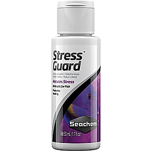 Seachem StressGuard Slime Coat Protection - Stress and Toxic Ammonia Reducer 50 ml / 1.7 oz,White