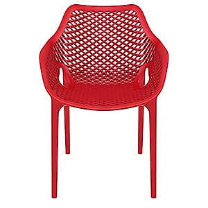 Air XL Resin Outdoor Arm Chair Red