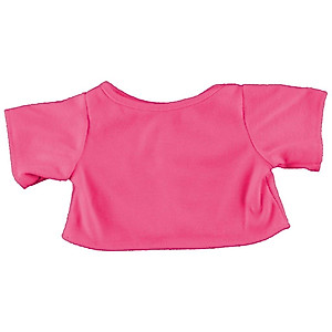 BYO-BFF Stuffed Animals Plush Toy Outfit – Bright Pink T-Shirt 8”