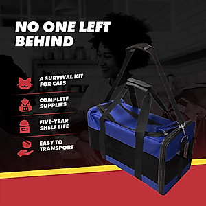 Emergency Zone - Cat Emergency Survival Kit - Bug Out, Emergency, Travel Kits, First Aid - Deluxe
