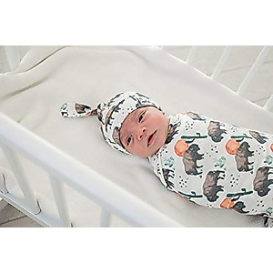Copper Pearl Large Premium Knit Baby Swaddle Receiving Blanket Bison