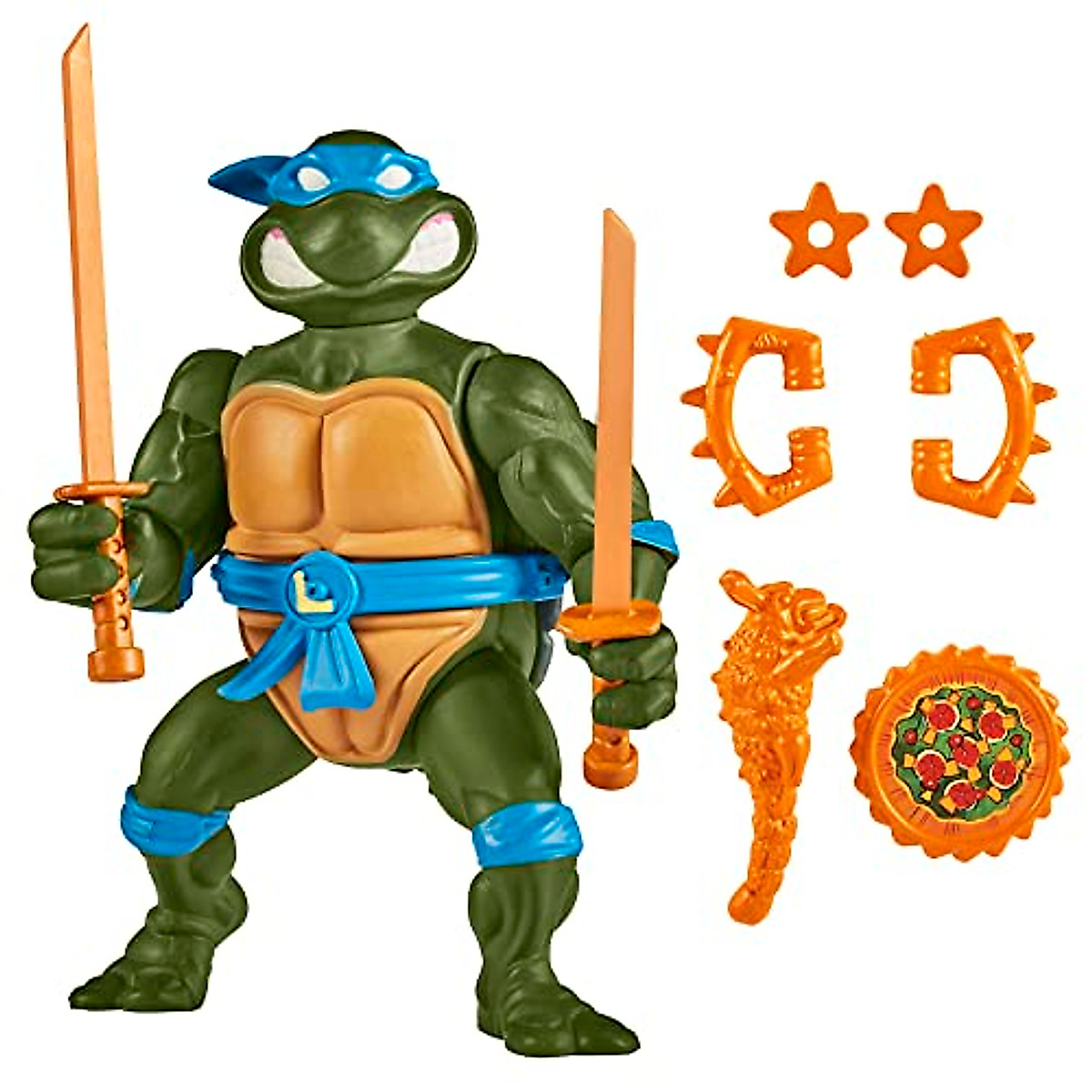 Teenage Mutant Ninja Turtles: 4” Original Classic Storage Shell Leonardo Basic Figure by Playmates Toys
