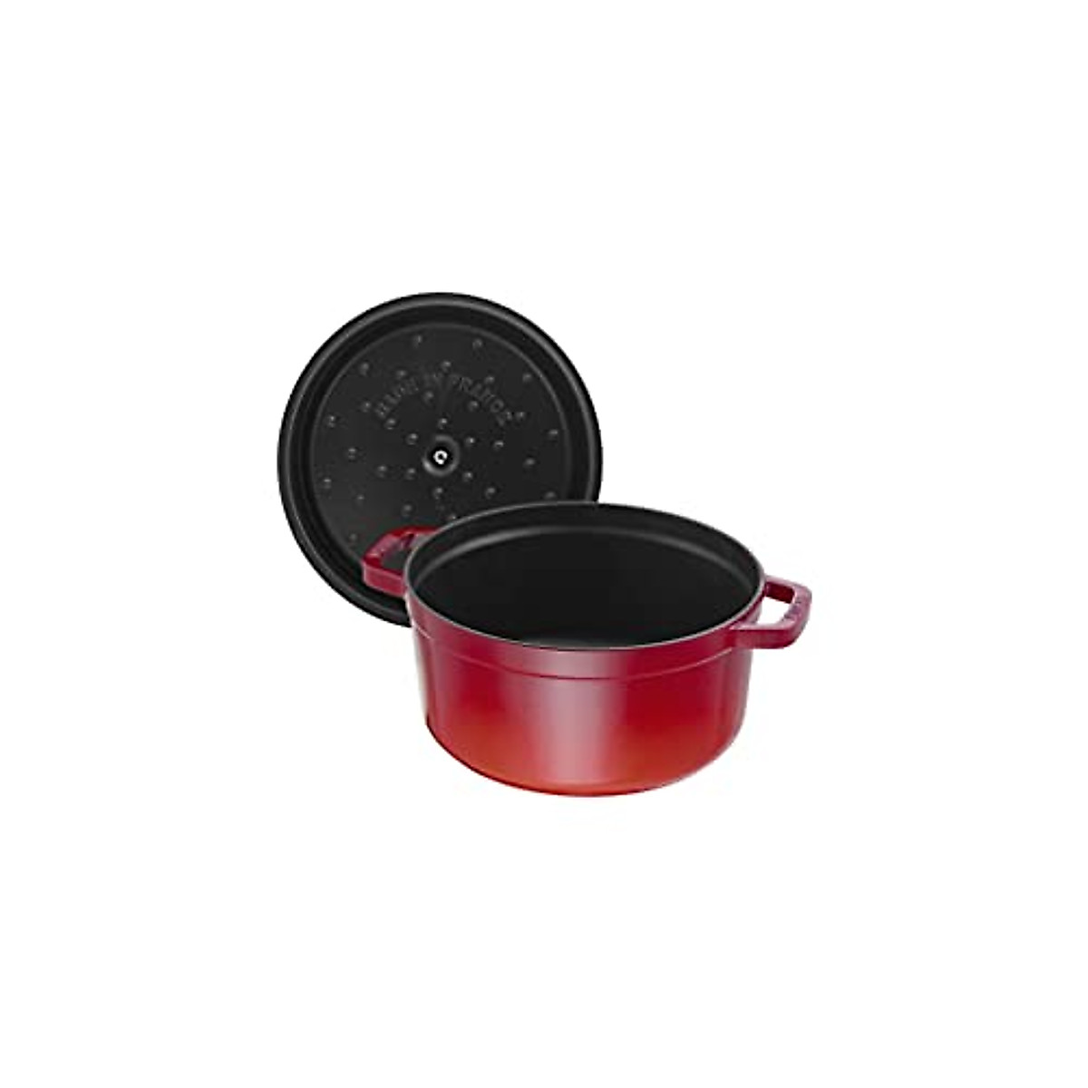 STAUB 1004228 Cast Iron Cocotte, Cherry, 30 cm