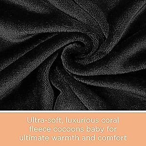 liuliuby Winter Baby Car Seat Cover - Cold Weather Insulated Carseat Bunting Bag/Blanket Accessories for Newborn & Infant - Keeps Babies Warm and Cozy - Carrier Canopy for Boys & Girls (Heather Gray)