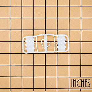 Bandage cookie cutter, 1 piece - Bakerlogy