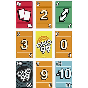 Mattel Games Set of 3 Games with UNO, Phase 10 & ONO 99, Travel Games for Kids & Family Night with Storage Tin Box (Amazon Exclusive)