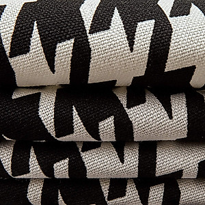 Premier Prints Large Houndstooth Black, Fabric by the Yard