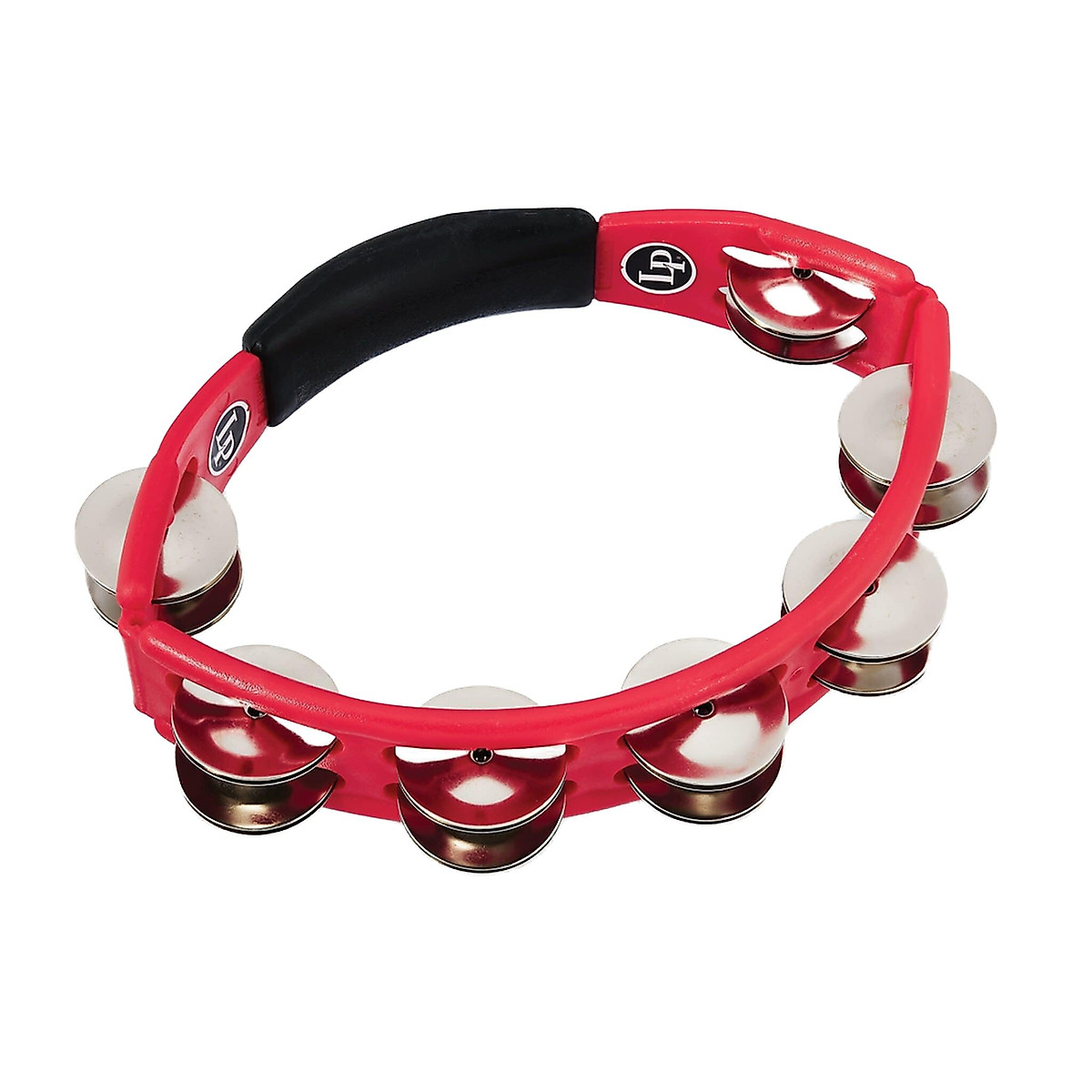 LP151 Cyclops, Steel Jingles, Red, Hand Held Tambourine