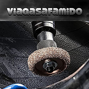 Bowl Type Tire Buffing Wheel, 1.65" & 2.15" Grinding Head Tungsten Steel Buffing Wheel for Pneumatic Tire Repair, Furniture Polish, Rust Paint Removal Tools(2Pcs)