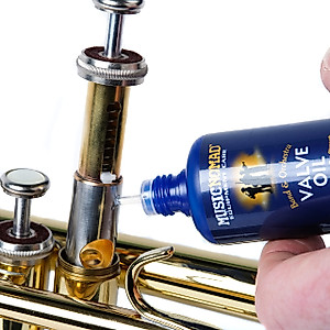 MusicNomad Premium Valve Oil & Tuning Slide Grease Lube Bundle (MN740)