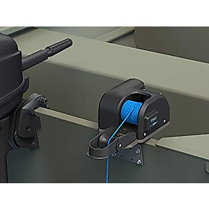 Trac Outdoors StrikeZone 25 Electric Anchor Winch - Anchors Up to 25 lb. - Includes 100-feet of Pre-Wound Anchor Rope with Use (69001)