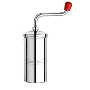 Sahishnu Online & Marketing Stainless Steel Sev Sancha Maker, Murkul Maker, Manual Pasta Maker,Shev Maker, Gathiya Murukulu Janthikulu Maker Machine with 6 Different Steel Jali