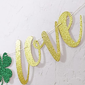 Lucky in Love Banner - St Patricks Day Decoration,st Patricks Day Banner,st Patricks Day Wedding Decor, St Patricks Day Bridal Shower,lucky in Love St Patricks Bachelorette Party Banner