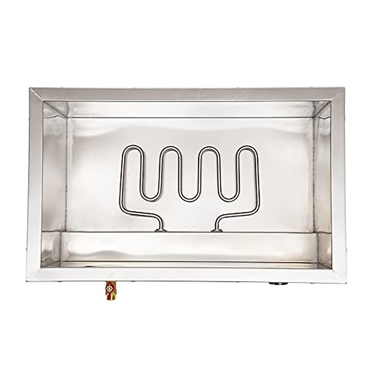 2-Pan Electric Commercial Food Warmer, 110V 850W Stainless Steel Bain-Marie Buffet Countertop Buffet Steamer Steam Table Wet Heat (2-pan)