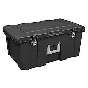 Sterilite 18429001 Footlocker, Black, 1-Pack