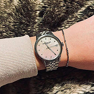 JoycuFF Vegan AF Morse Code Bracelets for Best Friend Mom Coworker Sister Daughter Inspirational Birthday Mother's Thanksgiving Day Gifts for Womem Fashion Silver Chain Bracelet