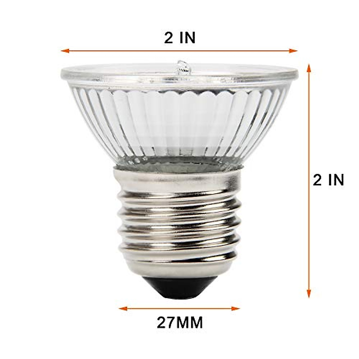 75W Sun Basking Lamp Bulb, AngleKai 6 Pack Full Spectrum UVA UVB Reptile Heat Lamp Bulb for Turtle Sunbathe Heat Lamp Bulb (75W) …