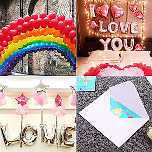 DAIKOYE 2600 PCS (26 Rolls) Glue Point Clear Balloon Glue Removable Adhesive Dots Double Sided Dots of Glue Tape for Scrapbook, Party, Wedding, Balloons Decoration